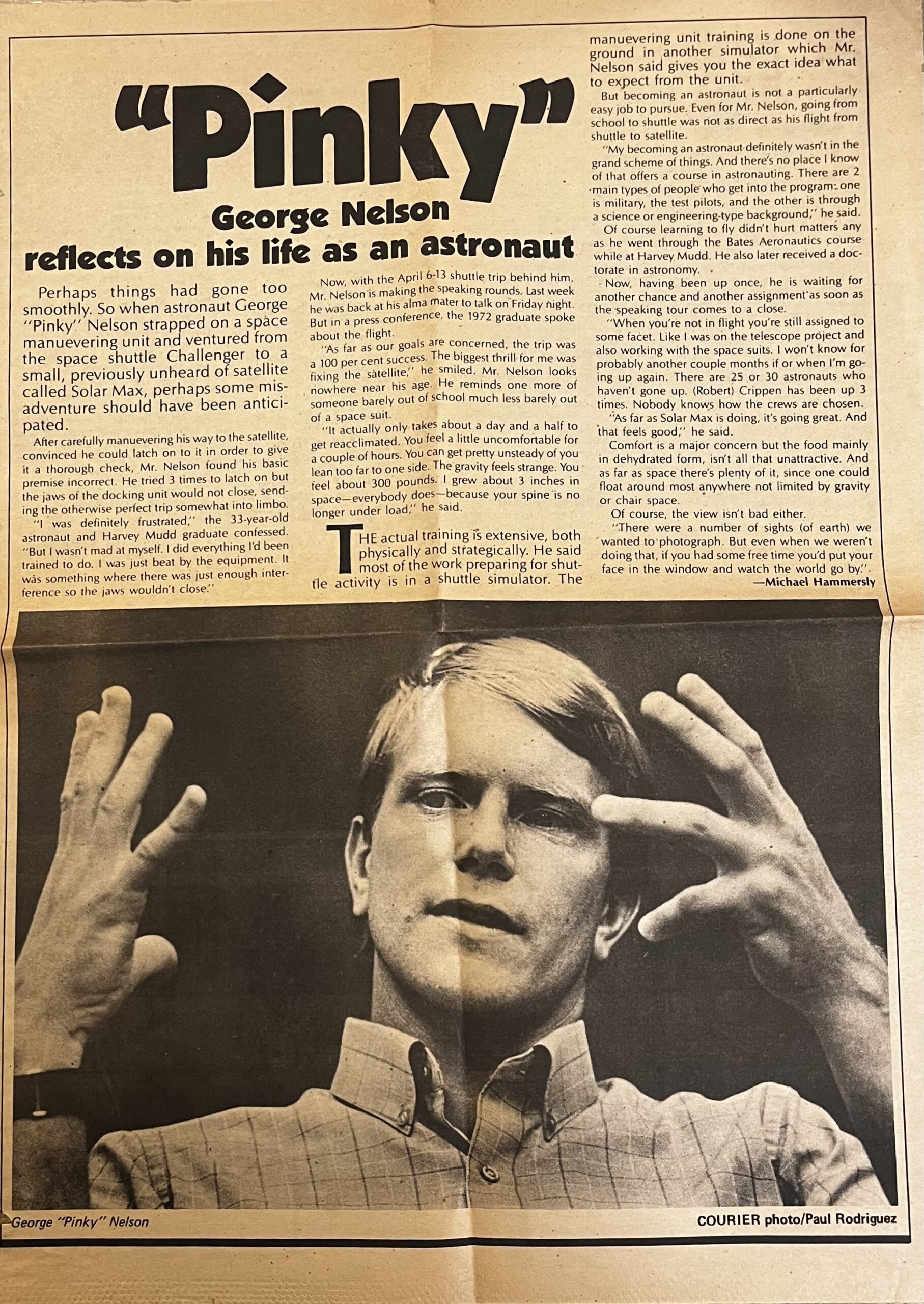 From Harvey Mudd To Outer Space Out Of The Box